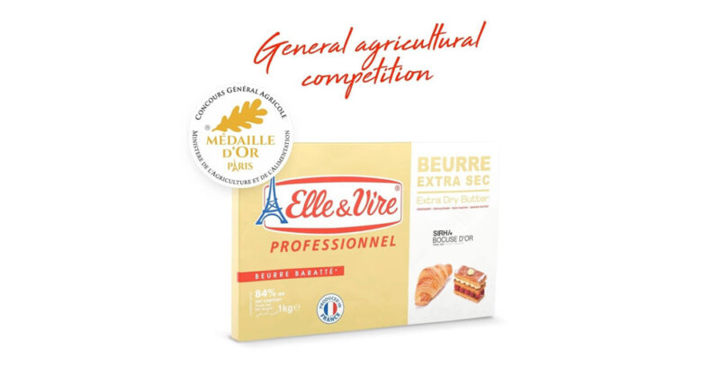 Χρυσό μετάλλιο για το κορυφαίο Extra Dry Butter 84% της ELLE & VIRE από ...